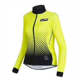 prolog cycling wear Funktionsjacke Fahrradjacke Damen Winter Softshell „Safety Jacket Zero Wind & Water“