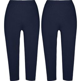 Erwin Müller Erwin Müller Jogginghose Damen-Capri-Leggings 2er-Pack Uni