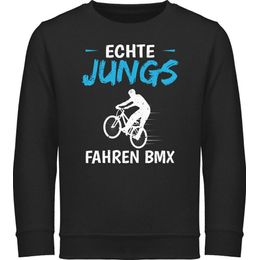Shirtracer Sweatshirt Echte Jungs fahren BMX Kinder Sport Kleidung