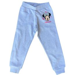 Disney Minnie Mouse Jogger Pants Minnie Mouse Mädchen Jogginghose Grau + Rosa 98 104 110 116 128