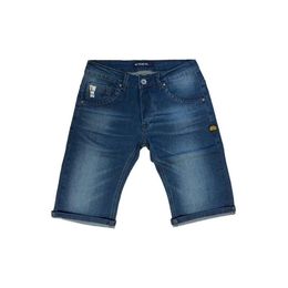 WANGUE Jeansshorts Jeans Shorts Kurze Cargo Sommer Hose Bermuda (1-tlg) 3238 in Dunkelblau