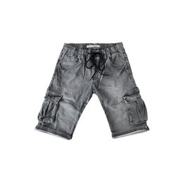WANGUE Jeansshorts Jeans Shorts Kurze Cargo Sommer Hose Bermuda (1-tlg) 3238 in Grau