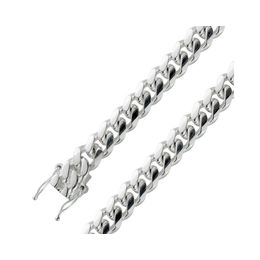 CH.ABRAMOWICZ Kette ohne Anhänger Panzer Armband Kette Cuban Link Chain Sterling Silber 925 massiv 2