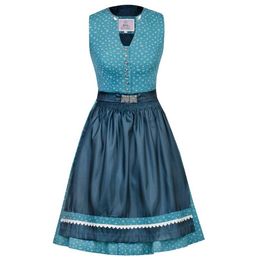 Marjo Trachtenkleid Mini Dirndl 2tlg. 58cm FRANKA petrol