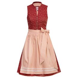 Marjo Trachtenkleid Mini Dirndl 2tlg. 58cm MIRIAM rost rot