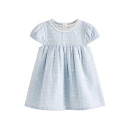 next Sommerkleid Gewebtes Babykleid mit Blumenstickereien (1-tlg)