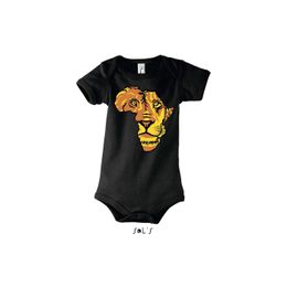 Blondie & Brownie Blondie & Brownie Strampler Kinder Baby African Lion Afrika Löwe Raubkatze Kontinent Katze