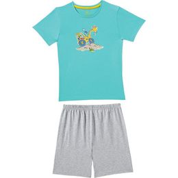 Erwin Müller Erwin Müller Pyjama Kinder-Shorty Single-Jersey gemustert