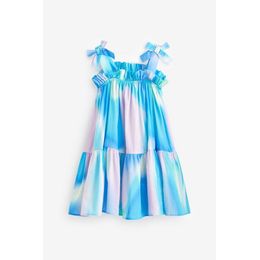 next Sommerkleid Kleid mit gebundenen Trägern (1-tlg)