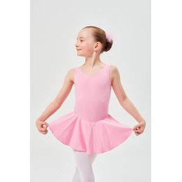 tanzmuster Bodykleid Ballett Trikot Nora mit Röckchen Ballettkleid für Mädchen aus wunderbar weichem Baumwollmaterial