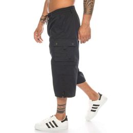 Kendindza Collection Cargobermudas Bermudas Herren Kurze Hose Herren 3/4 Hose Herren Cargo Taschen