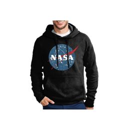 Blondie & Brownie Blondie & Brownie Hoodie Herren Vintage NASA Galaxy Space Mars Elon X Mit Kapuze