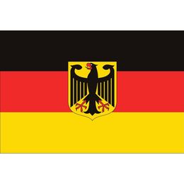 flaggenmeer Flagge Deutschland mit Adler 80 g/m²