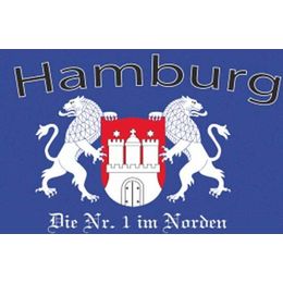 flaggenmeer Flagge Hamburg Die Nr. 1 im Norden 80 g/m²