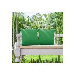 novely® Dekokissen 2er-SET DEKOKISSEN OUTDOOR Garten Lounge Kissen Kissenbezug