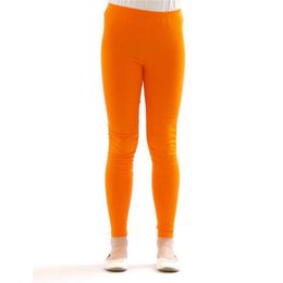 SYS Leggings Kinder Mädchen Leggings Hose lang blickdicht aus Baumwolle