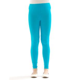 SYS Leggings Kinder Mädchen Leggings Hose lang blickdicht aus Baumwolle