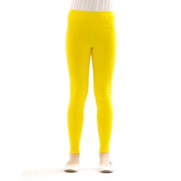 SYS Leggings Kinder Mädchen Leggings Hose lang blickdicht aus Baumwolle