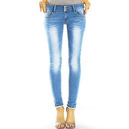 be styled Low-rise-Jeans skinny röhrenjeans