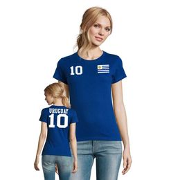 Blondie & Brownie Blondie & Brownie T-Shirt Damen Uruguay Sport Trikot Fußball Meister WM Copa America