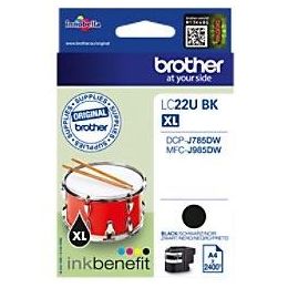 Brother LC22UBK Original Tonerkartusche Schwarz