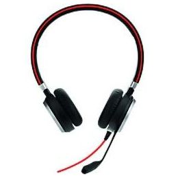 Jabra Evolve 40 UC Stereo Kabelgebundenes Headset mit Kopfbügel mit Geräuschunterdrückung 3,5 mm/USB Anschluss Mikrofon Schwarz