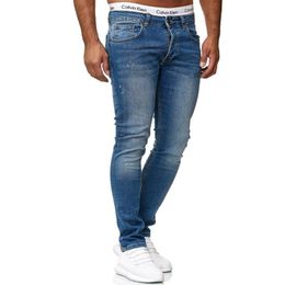 Code47 Skinny-fit-Jeans Code47 Designer Herren Jeans Hose Regular Skinny Fit Jeanshose Basic