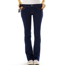 be styled Bootcut-Jeans Hüftjeans Bootcut Jeanshose Stretchjeans