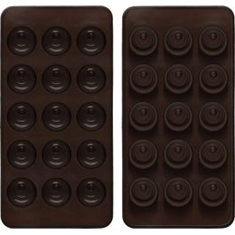 SHIBBY Pralinenform Silikon-Pralinenformen – Silikonform (BPA-frei) für Schokolade