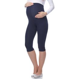 Be Mammy Umstandsleggings Damen 3/4 Capri Leggings Schwangerschafts Hosen BE-03 (1-tlg) blickdicht