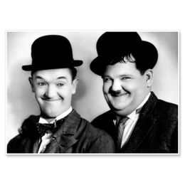 Posterlounge Wandbild, Laurel & Hardy
