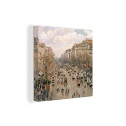 OneMillionCanvasses® OneMillionCanvasses® Leinwandbild Boulevard Montmartre im Winter