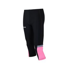 Airtracks Lauftights Damen Laufhose 3/4 Lang Pink Sporthose mit Kompressionswirkung