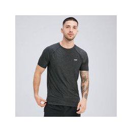 MP TeMPo Kurzarm-T-Shirt für Herren – Schwarz meliert - XS