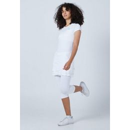SPORTKIND Funktionsshirt Tennis Capsleeve T-Shirt für Mädchen & Damen weiß