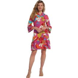 PASTUNETTE Strandkleid Damen Strandkleid Retro Muster (1-tlg) Modisches Design in zwei Längen