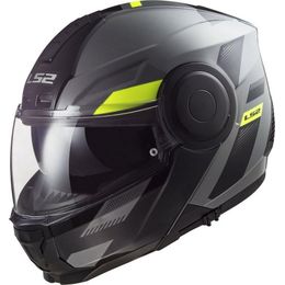 LS2 Motorradhelm FF902 Scope Max Nardo grau-neon gelb