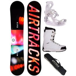 Airtracks Snowboard Damen Snowboard Komplett Set Lights Rocker »Mod. 22/23 (4er-Pack)