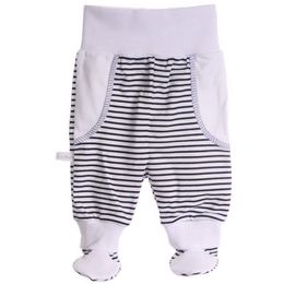 La Bortini Schlupfhose Baby Hose mit Fuß Schlupfhose Babyhose 44 50 56 62 68 74 80 86 92