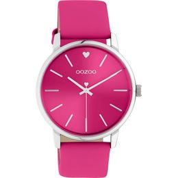 Quarzuhr Oozoo "C10989" Armbanduhren pink Damen Quarzuhren