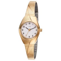 Quarzuhr Jobo Armbanduhren goldfarben Damen Quarzuhren