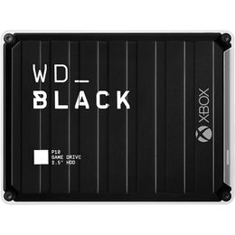 Western Digital WD_BLACK™ P10 Game Drive für Xbox One 2 TB, 2,5 Zoll, Gaming Festplatte, Schwarz/Weiß