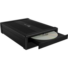 ICY BOX Festplatten-Gehäuse ICY BOX externes Gehäuse für 1x 5,25 SATA DVD/Blue-Ray Laufwerk, schwarz