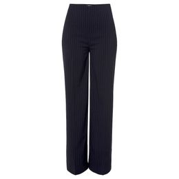 Buffalo Bundfaltenhose Damen Größe 46 navy / weiß