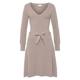 Lascana Kleid Damen Gr&ouml;&szlig;e S dunkelbeige