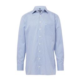 OLYMP Hemd 'Luxor' Herren Größe L/XL navy / weiß