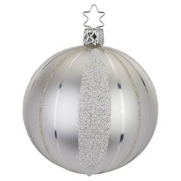 Inge Glas INGE-GLAS® Weihnachtsbaumkugel traditionelle Streifen