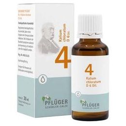 Pflüger® Biochemie Pflüger 4 Kalium chloratum D 6 Tropfen 30 ml