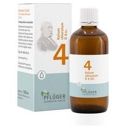 Pflüger® Biochemie Pflüger 4 Kalium chloratum D 6 Tropfen 100 ml