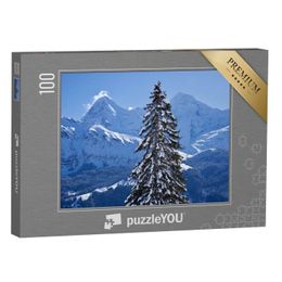 puzzleYOU Puzzle Berner Alpen mit Eiger und Mönch